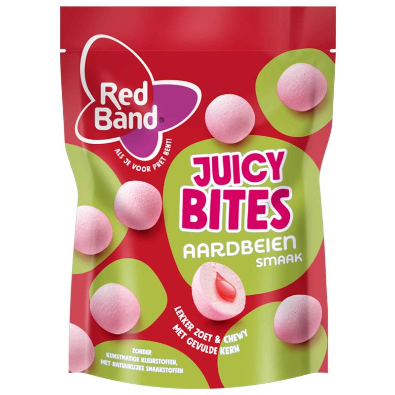 Red Band Juicy Bites Strawberry - Safka Continental Goodies Auckland ...